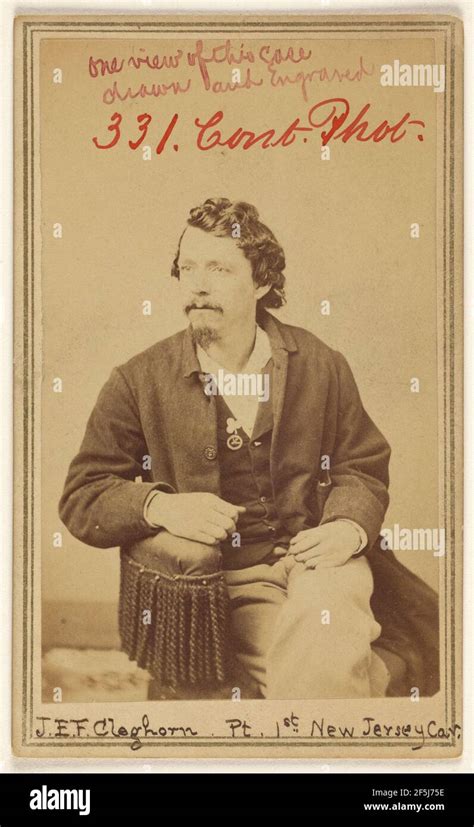 John E F Cleghorn Pt 1st New Jersey Cav Civil War Victim Decamp