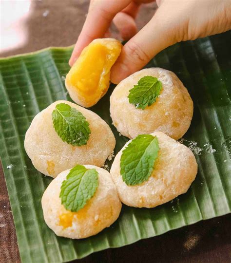Mango Mochi Easy Microwave Recipe The Foodie Takes Flight