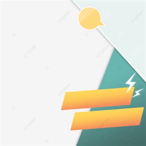 Green Geometric Border With Lightning Sign Lightning Green Border