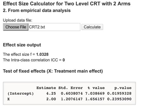 33 Effect Size Calculation Based On An Empirical Set Of Data