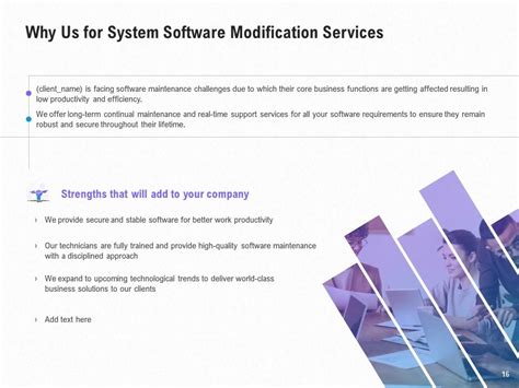 system software modification proposal powerpoint presentation slides