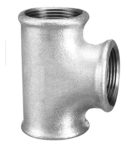 Tee Galvanizado 1 Polegadas Rosca Bsp Femea Mercadolivre