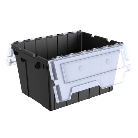 Plastic Utility Storage Box 55l With Lid Cosmoplast Ksa