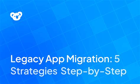 Legacy App Migration 5 Strategies Step By Step Framework