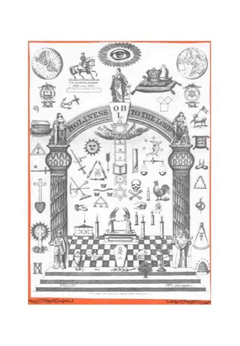 Masonic Tracing Board Masoneria Francmasonería Masonico
