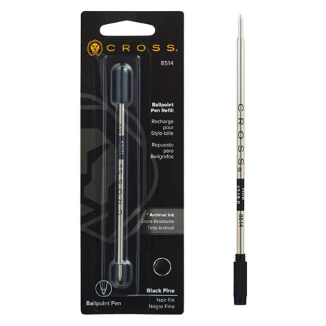 Cross Ballpoint Pen Refill 8513 Medium Black School Depot Nz