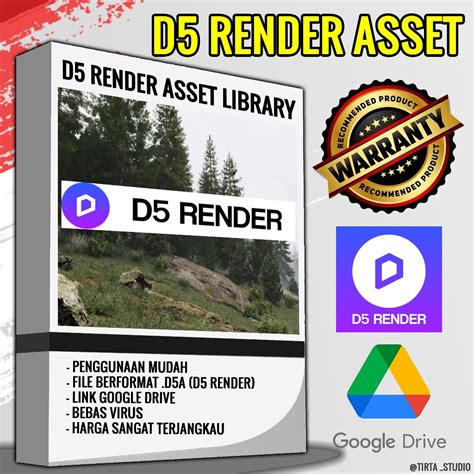 Jual D5 Render Asset Library Maxtree 1 90 310gb Dan Material Pbr Video Instalasi Asset