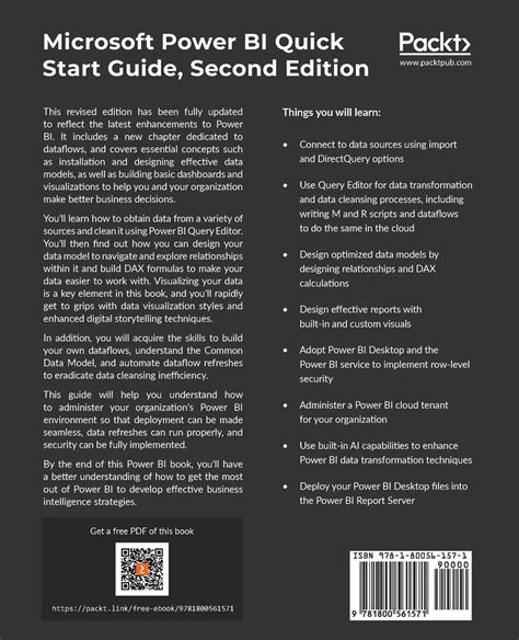 Microsoft Power Bi Quick Start Guide Devin Knight Mitchell Pearson