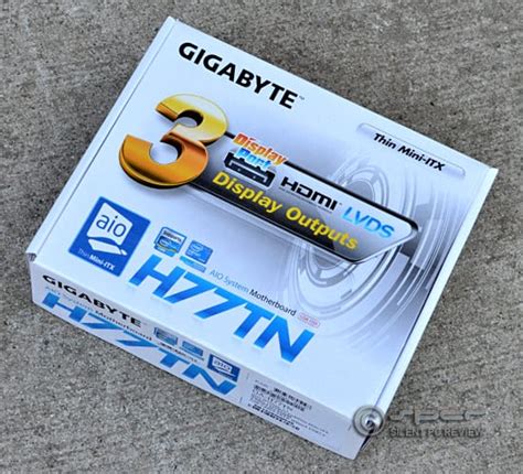 Gigabyte GA H TN Thin Mini ITX Motherboard Silent PC Review