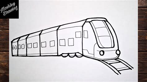 How To Draw A Simple Train