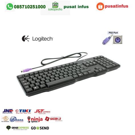 Jual Logitech Keyboard K100 Ps2 Shopee Indonesia