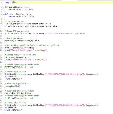 Can T Write Value To OPC UA Integer Array Ignition Inductive Automation Forum