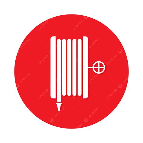 Fire Hose Reel Icon Vector Fire Hose Reel Icon Fire Hose Reel