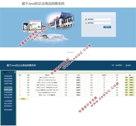 基于java的企业商品电脑配件销售系统的设计与实现mysql含录像javaweb56设计资料网