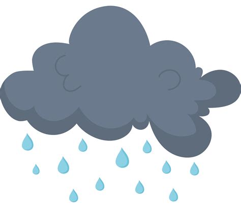 Rain Cloud Clipart 49671557 Png