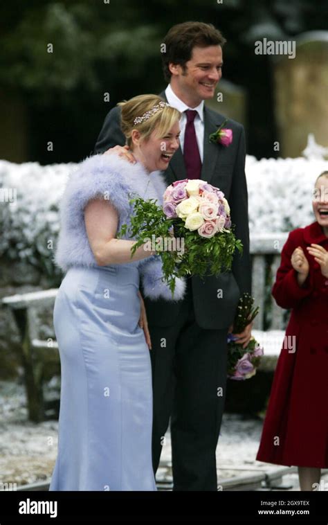 Renee Zellweger Acts As A Bridesmaid Alongside Colin Firth As Her