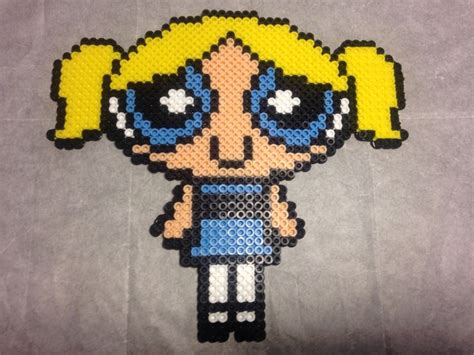 Bubbles From Cartoon Network The Power Puff Girls Perler Bead Perler Beads Perler Bead