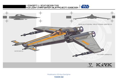 Alia Starfighter Concept Samuel Boudier In 2025 Star Wars