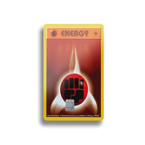 Fighting Energy First Edition Card Skin Style My Card