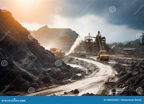 Site Combines Phosphate Mine And Processing Mill Showcasing Mineral