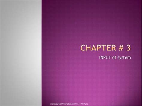 Alternate Methods Of Input Ppt