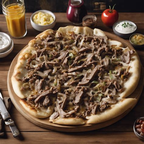 Big Philly Cheesesteak On Flatbread Recipe