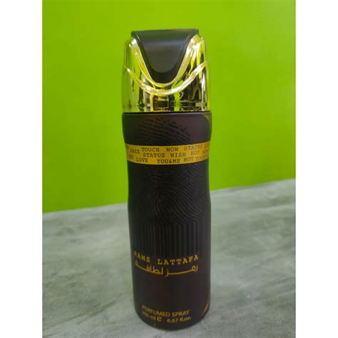 Lattafa Perfumed Spray Ramz Lattafa 200mlbrown Shopee Malaysia