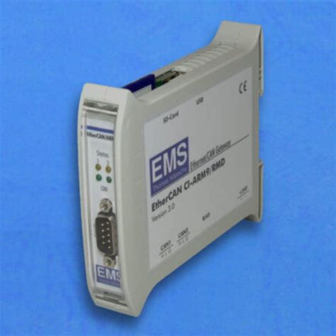 Can Gateway Ethercan Ci­ Arm9 Series Ems Dr Thomas Wünsche E K