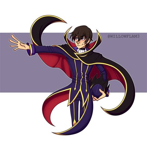 Lelouch Vi Britannia Code Geass Fanart By Willowflam3 On Deviantart