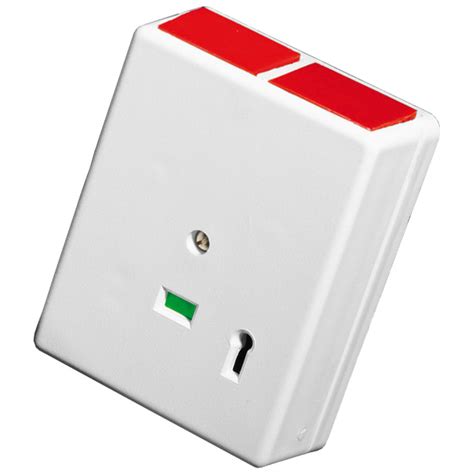 Grade 2 Double Push Panic Button Non Latching White Knight Fire