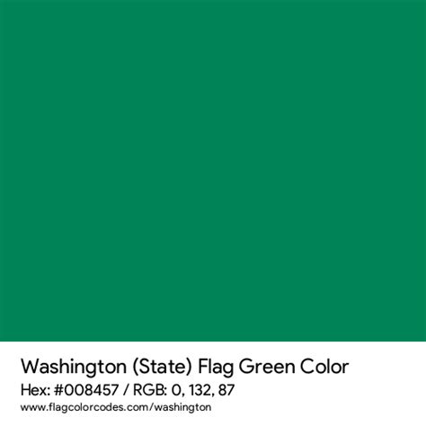 Washington State Flag Color Codes