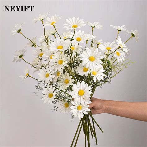 Artificial Daisy Flower Bouquet For Homegardenoffice Laa Dee Daa