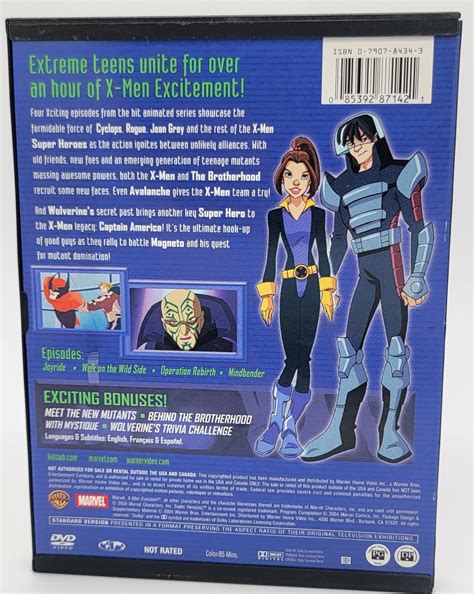 X Men Evolution Enemies Unveiled Dvd 4 Thrilling Episodes From