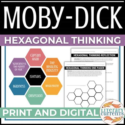 Moby Dick Melville Hexagonal Thinking Group Activity Ap Literature Hs English