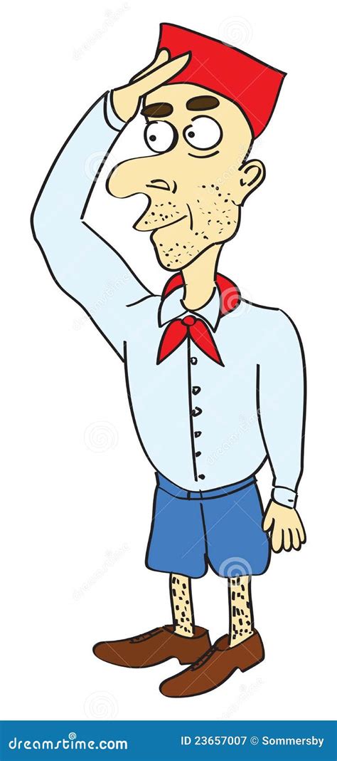 Pioneer Tie Ussr Vector Icon Cartoon Illustration 216750563