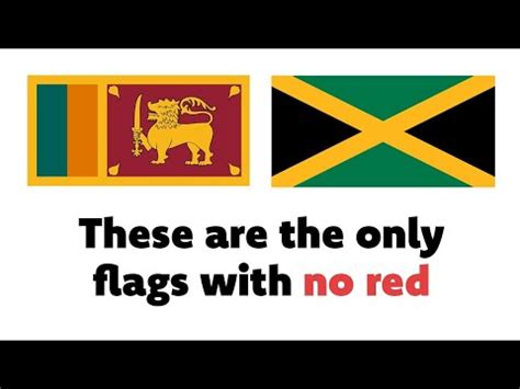 The Only Two Flags Without These Colours Youtube