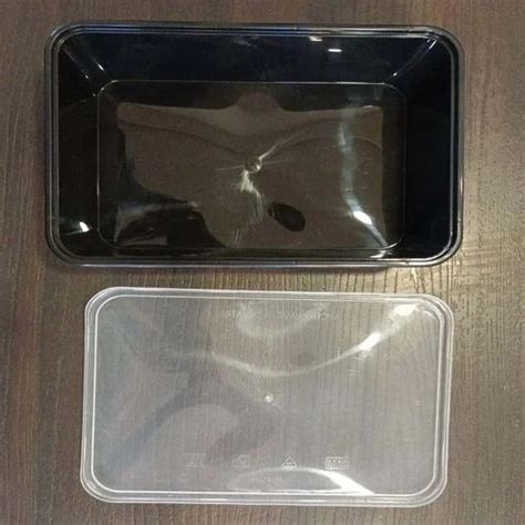 Plastic 500ml Rectangular Food Packaging Box At Rs 6piece In Varanasi