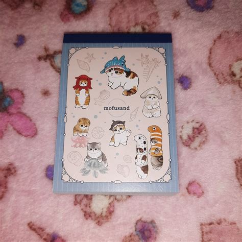 mofusand sea friends mini memo hobbies and toys stationary and craft