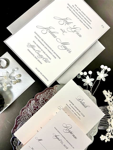 Luxe Letterpress Wedding Invitations — Art Paper Scissors