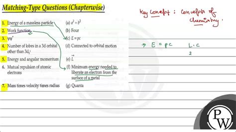 Matching Type Questions Chapterwise Youtube