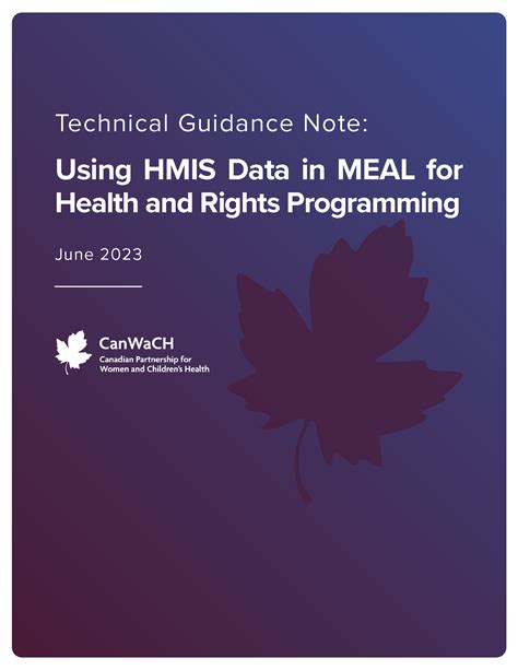 Introducing Our Technical Guidance Note On Using Hmis Data In Meal Canwach