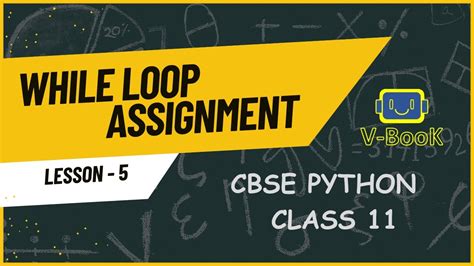 While Loop Assignment Youtube