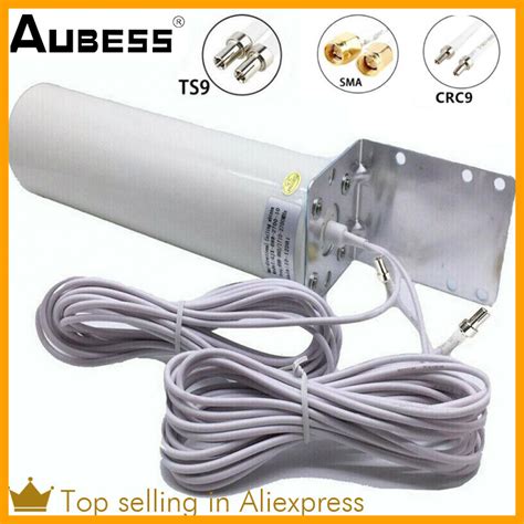 4 جرام Lte هوائي خارجي 3 جرام 4 جرام انتينا Sma M هوائي في الهواء الطلق مع المزدوج 5 متر متر Sma