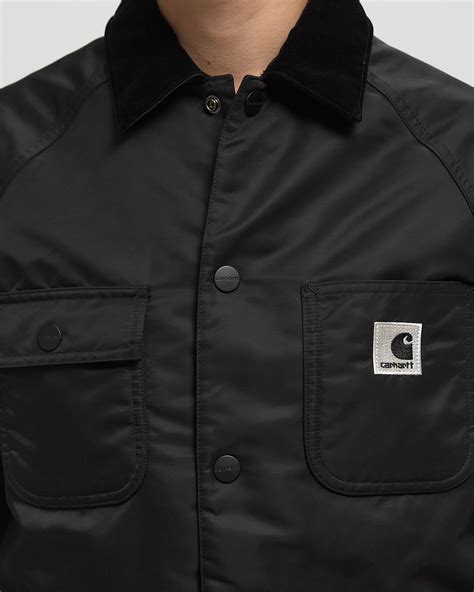Carhartt Wip Wmns Alumni Chore Coat Black Bstn Store