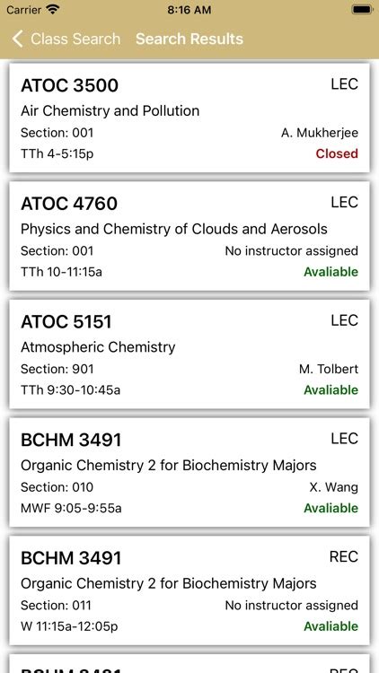 Cu Boulder Class Search By Steven Naumov
