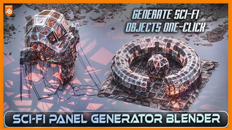 Pamir Bal Procedural Sci Fi Panel Generator For Blender
