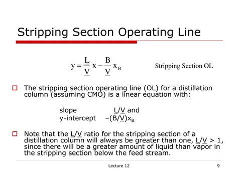 Ppt Mass And Energy Balances Stripping Section And Partial Reboiler Powerpoint Presentation