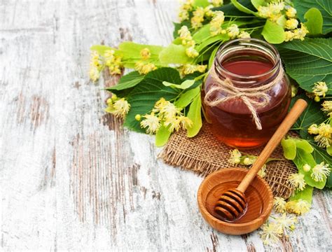 Premium Photo Honey And Linden Flowers