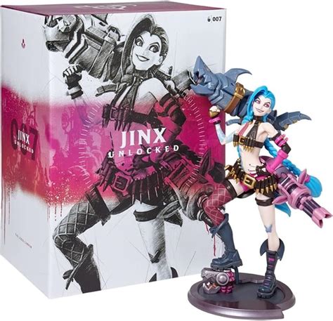 Figura Jinx De League Of Legends Genial Y Fascinante Mercancía Oficial