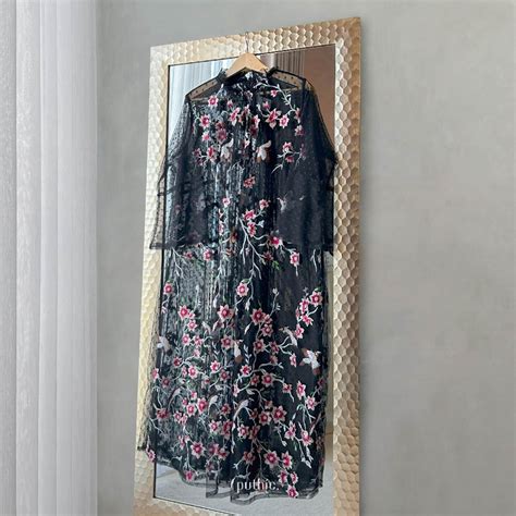 Jual Bynissa Verda Dress Dress Gamis Lace Tile Dotty Tile